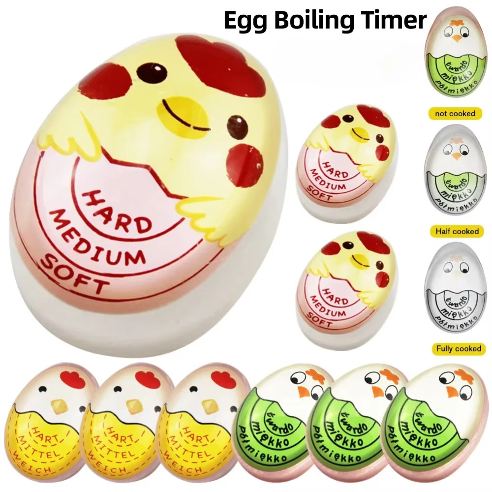 Boiled Egg Timer Color Changing Cute Boiled Egg Alarm Timer Yummy Soft ...