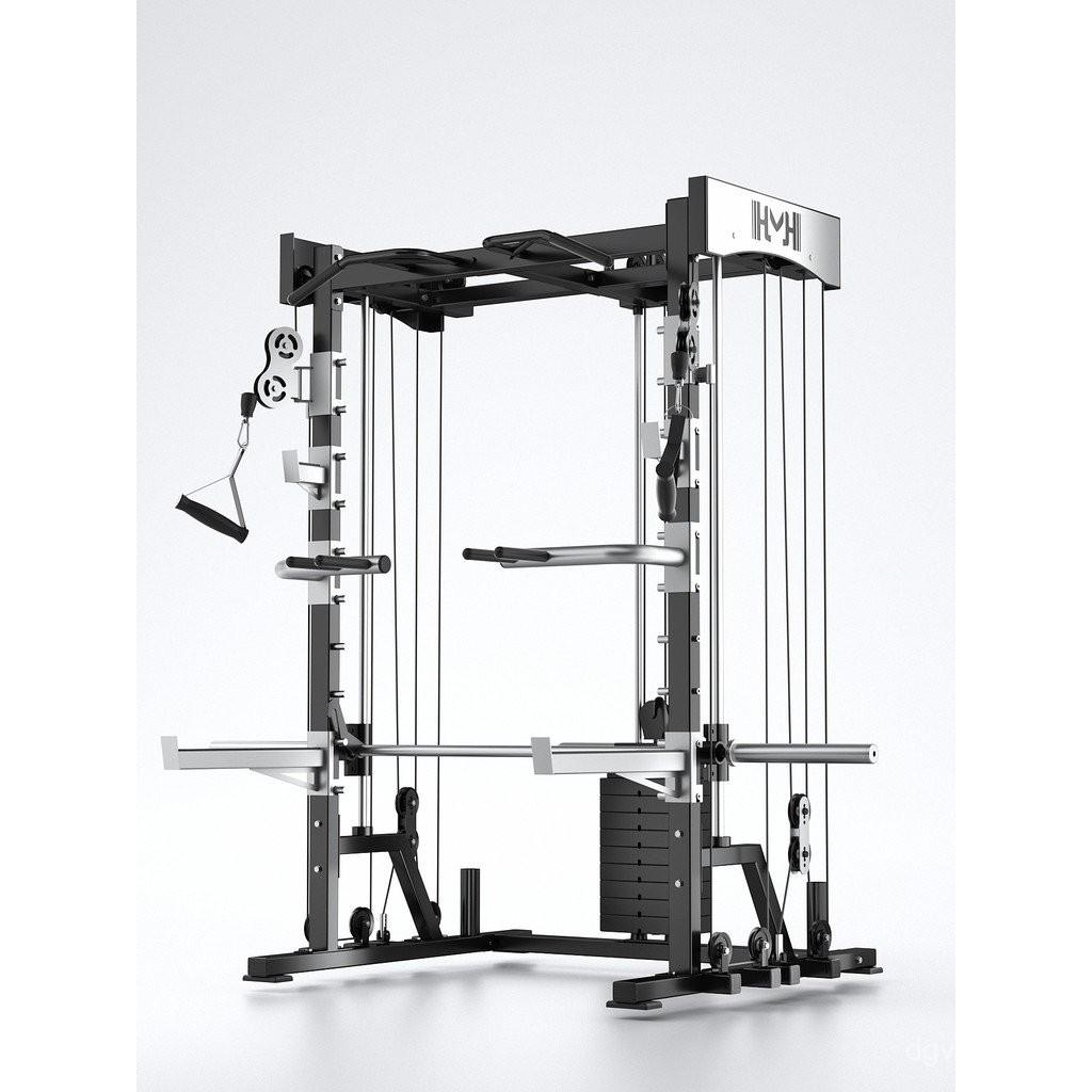 Smith Machine Comprehensive Trainer Commercial Fly Barbell Bench Press ...