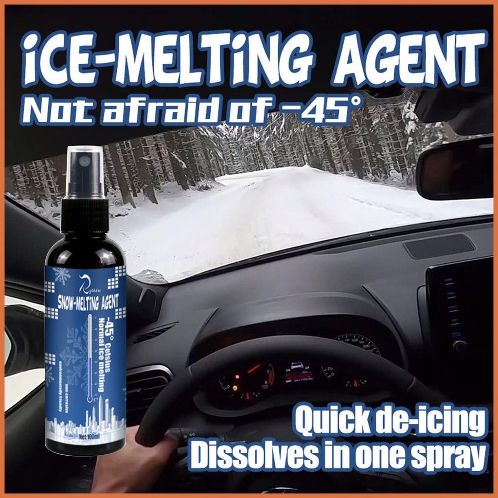 Windshield De-Icer Snow Melting Defrost Liquid for Car Window ...