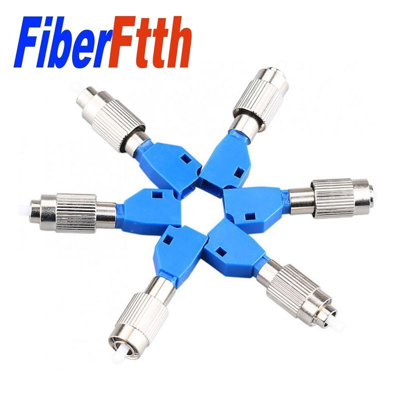 LC/UPC Female To FC/UPC Male SM 9/125 Fiber Optic Hybrid Adapter FC-LC ...
