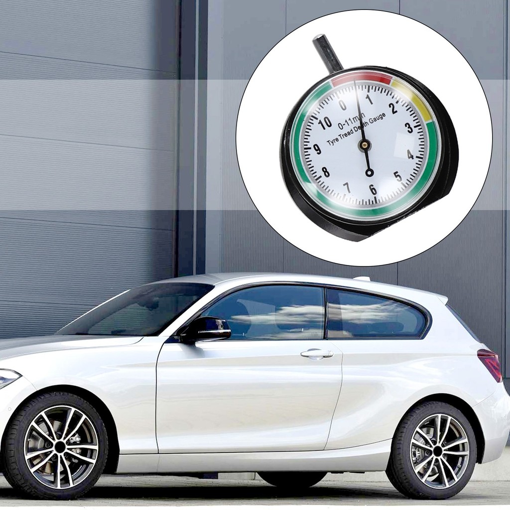 Tire Tread Depth Measurement Tool Stainless Steel Easy to Read Accurate ...