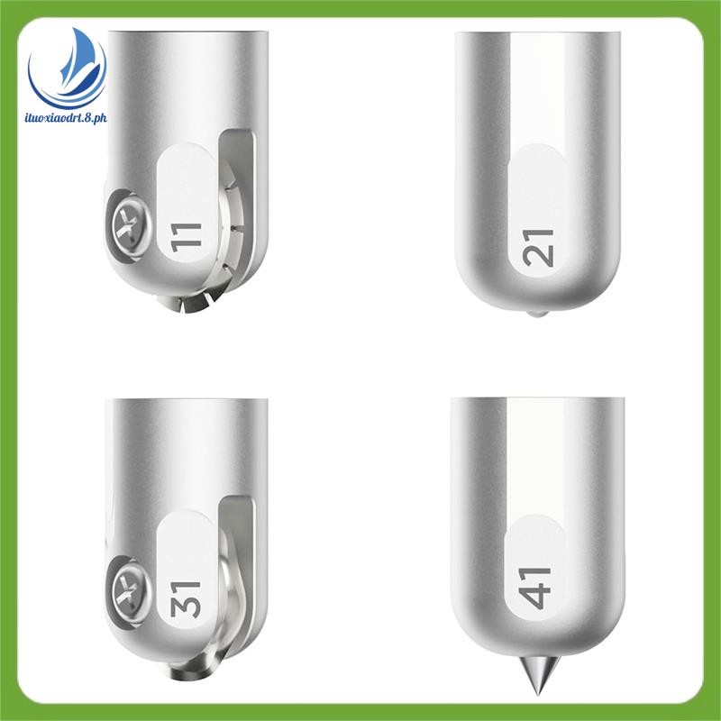 [ituoxiaodrt.8.ph] 4pcs Wavy Blade Tip,Engraving Tip,Debossing Tip and ...