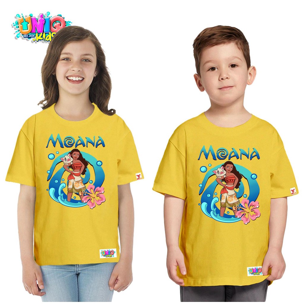 UNIQ.KIDS PREMIUM MOANA EXCLUSIVE GRAPHIC TEE WITH FREE MINI FIGURINE ...