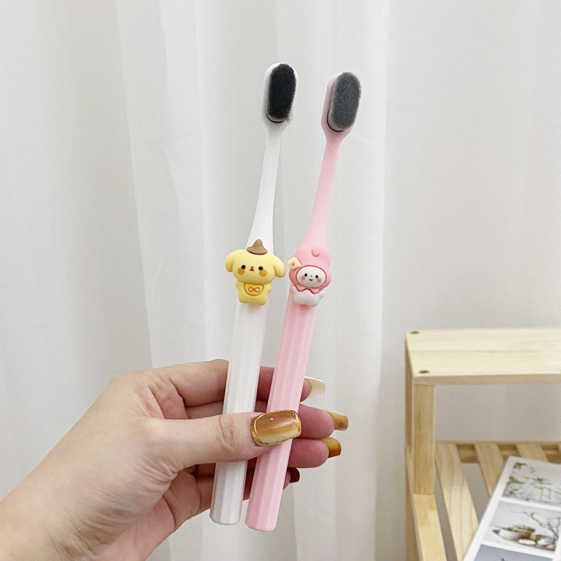 Sanrio Soft-Bristle Toothbrush Cinnamoroll Babycinnamoroll Couple ...