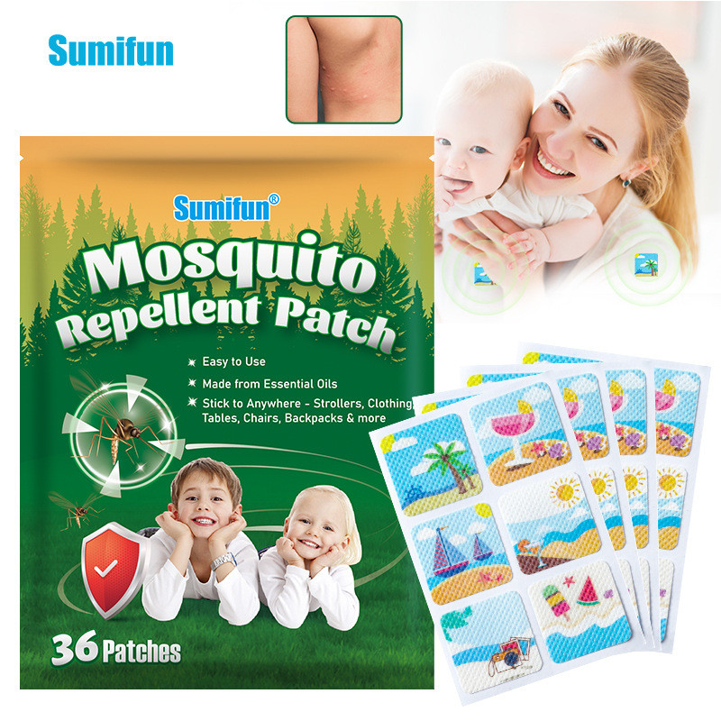 Daily Good Stuff#sumifun Plaster36Paste/Bag Cartoon Mosquito Repellent ...
