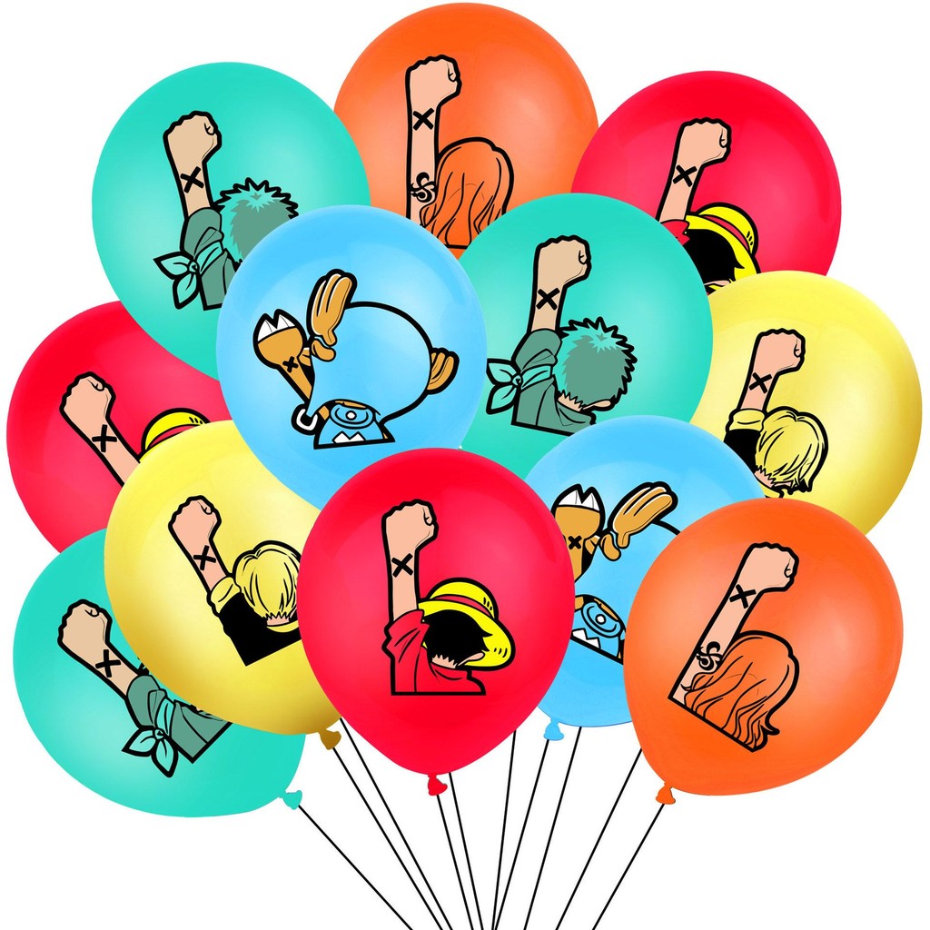 [Balloon Party] Amazon One Piece Theme Party Balloon Luffy Chopper ...