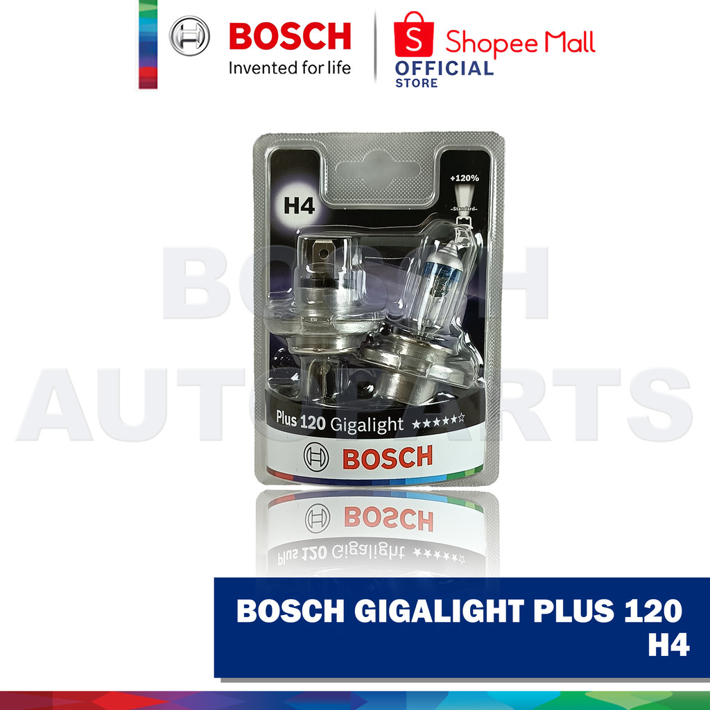 Bosch Bulb Gigalight Plus 120 H4 | Shopee Philippines