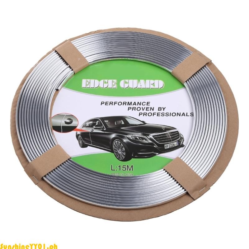 SUN 6mm Car Door Edge Protector Anti-collision Bar PVC Guard Bumper for ...