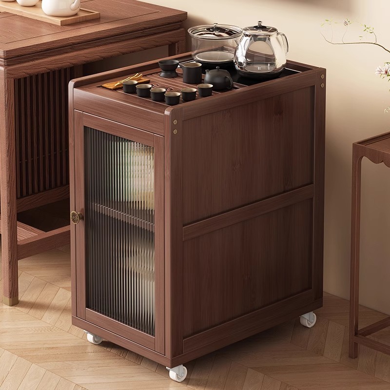 Movable Small Tea Table Living Room Sofa Tea Side Cabinet Chinese Style ...