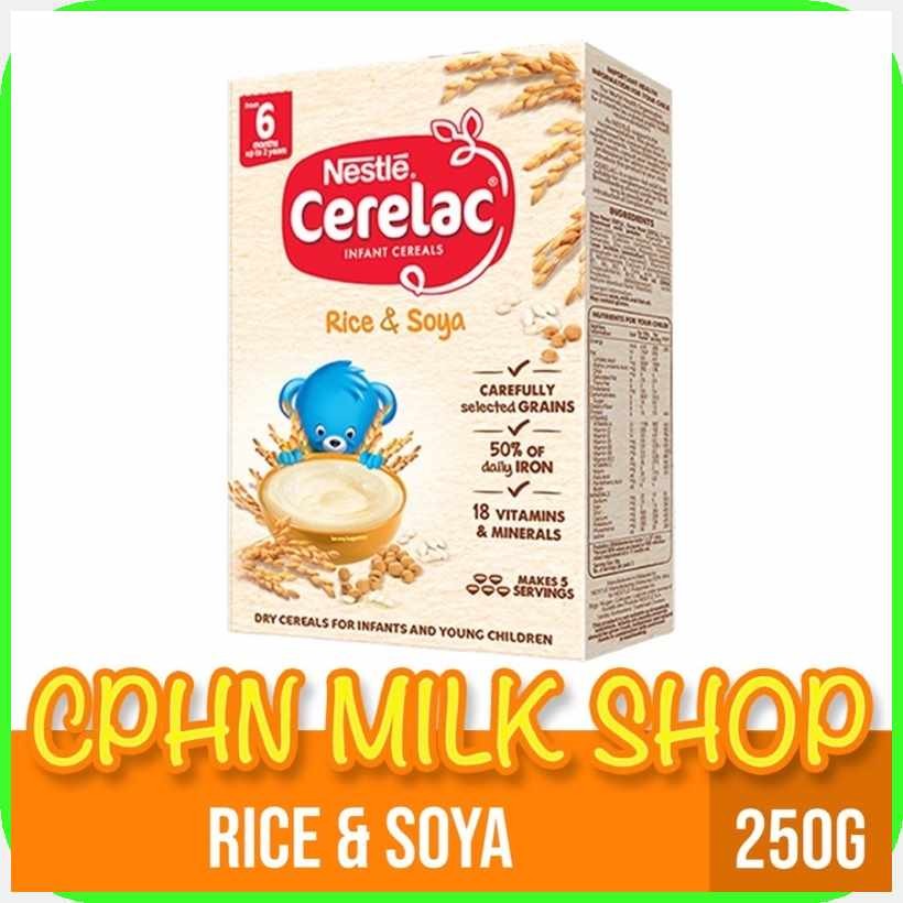 CERELAC%ZJ$Rice>R+&le&Soya`fQ&Infant`TT&Cereal{Cj'250g | Shopee Philippines