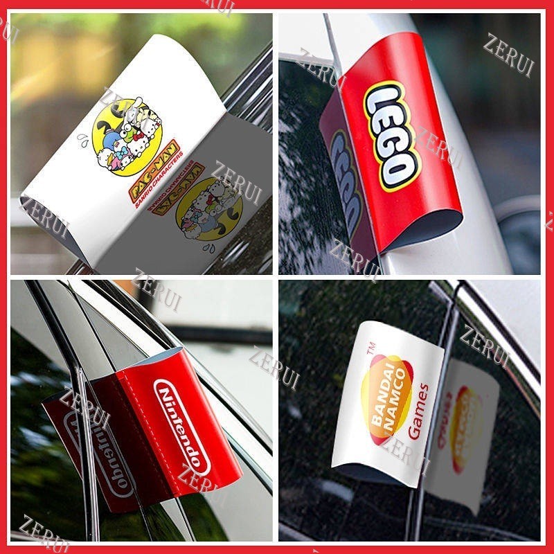 ZR For Car Cartoon Washed Mark Label Lego Customized Tail Big Toy ...