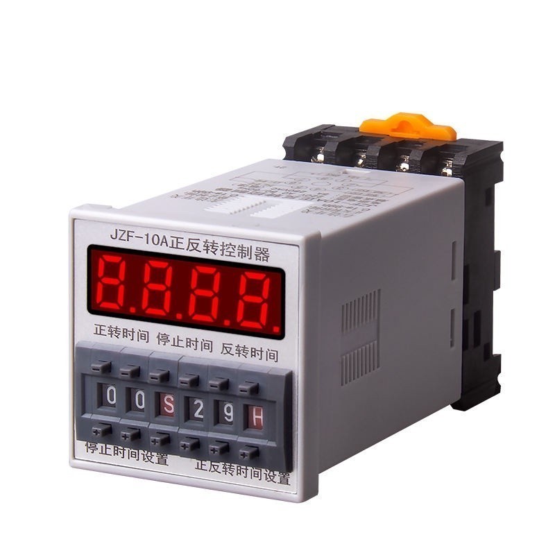 ♉Forward and reverse cycle time relay 220v adjustable JZF-10 DC motor forward and reverse time ...