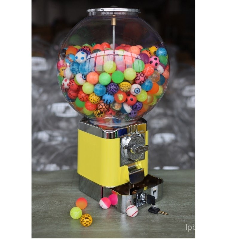 Commercial Gashapon Machine Supermarket Amusement Park Put Elastic Ball ...