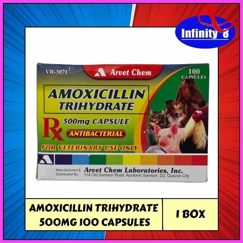 Amoxicillin]K)Trihydrate>z}500mg>l}100>C}capsules/box | Shopee Philippines