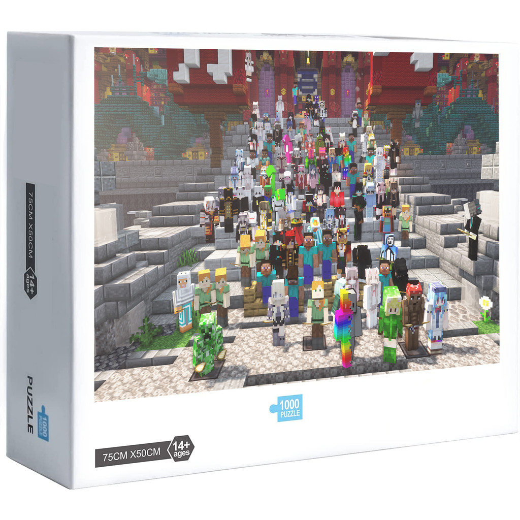 New Minecraft Dungeons 300 500 1000 Pieces Jigsaw Puzzle Home ...