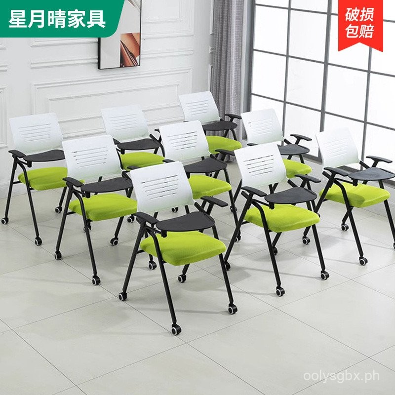 Wholesale Folding Training Chair with Table Board Movable Office Staff ...