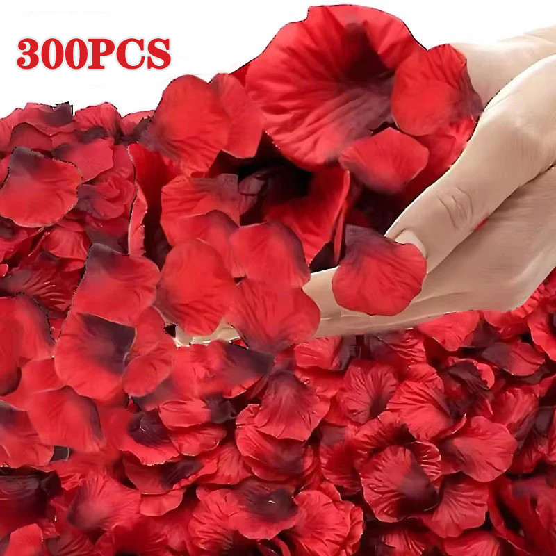 300Pcs/Pack Artificial Fake Rose Petals/Multi-color Simulation Silk ...