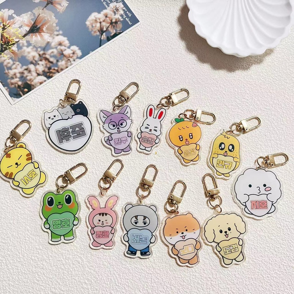 Kpop Idol Seventeen Acrylic Keychains Miniteen Keyring | Shopee Philippines
