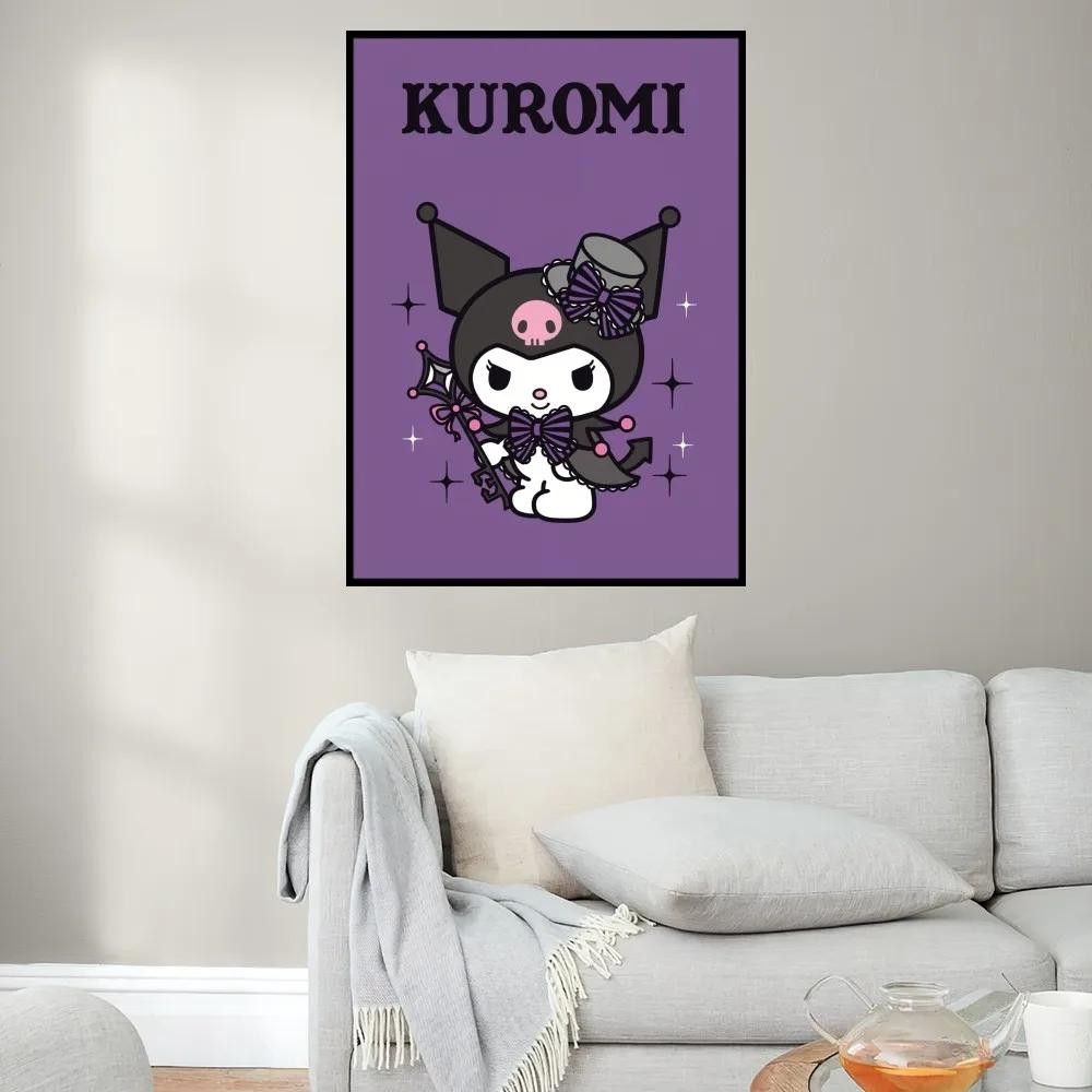 Kawaii Kuromi Anime Poster - Charming Wall Art Print for Bedroom ...
