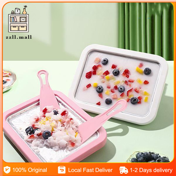 Mini Fried Ice Machine Fried Ice Cream Maker Yogurt Machine Ice Cream ...