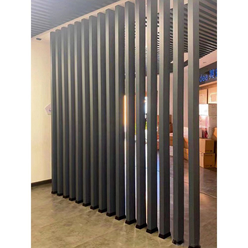 Simple and Modern Decoration Partition Column Square Tube Partition ...