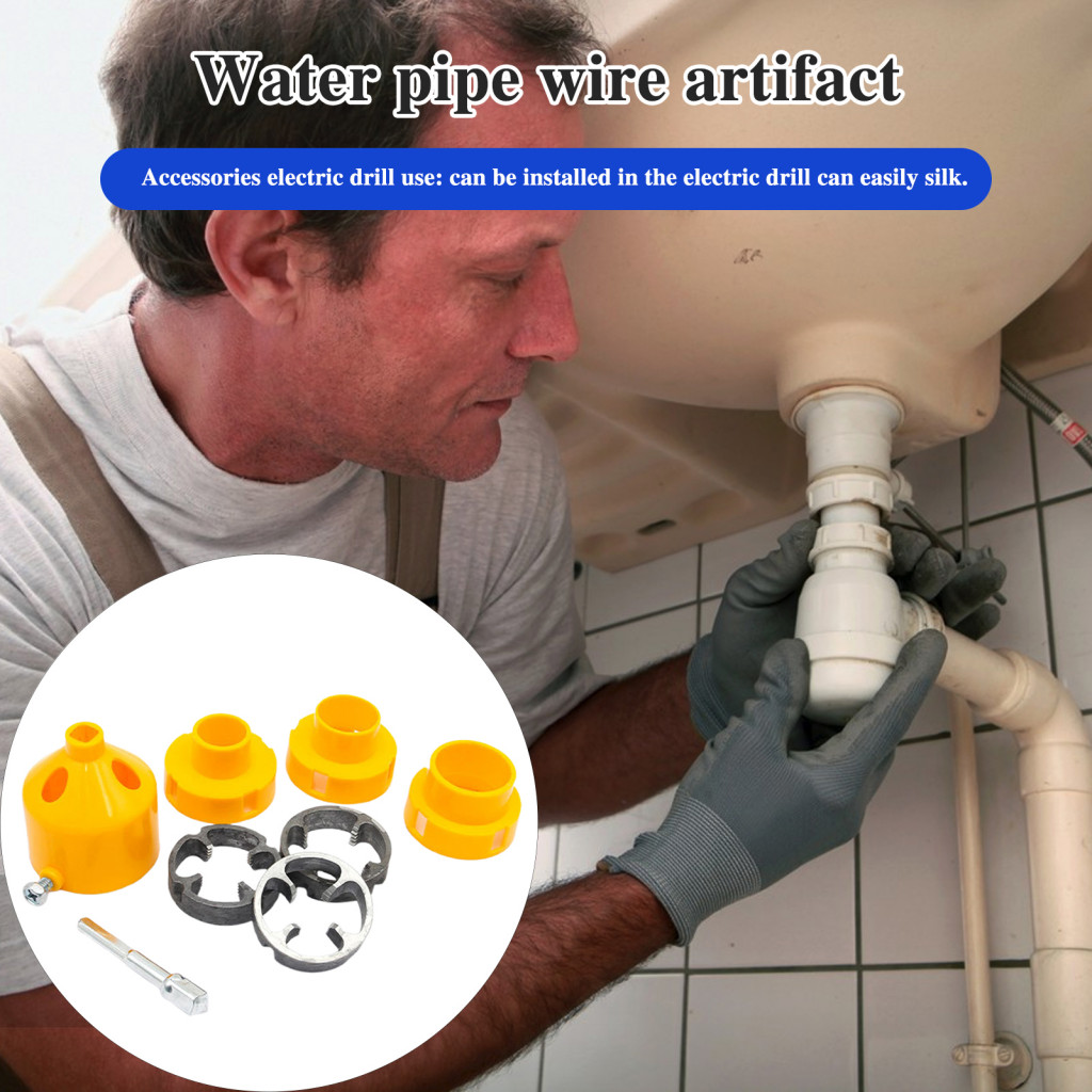 livecity| Water Pipe Threading Machine Pvc Pipe Threading Kit ...