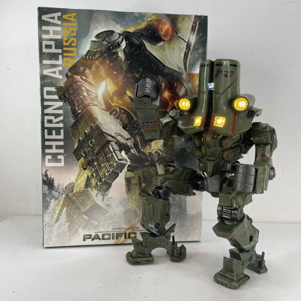Cherno Alpha Jaeger 7" Movable Action Figure w/LED Toy Statue Pacific ...