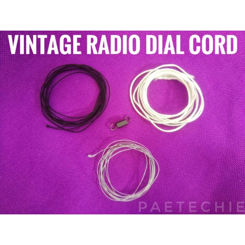 2m Vintage Radio Dial Cord String Analog Tuner AM FM with Tension ...