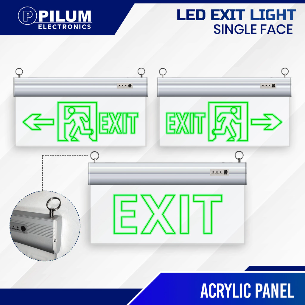 High Quality EXIT Light Signage LED Light Emergency EXIT / Single Face ...