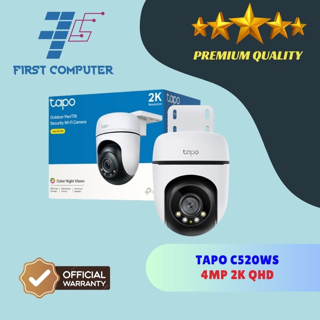 TP-Link Tapo C520WS 2K QHD CCTV Outdoor Pan/Tilt Security Wi-Fi Camera | Shopee Philippines