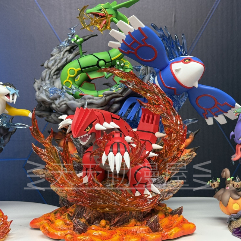 Free Shipping Bao Ke Meng Model Three Gods of Fengyuan Groudon ...