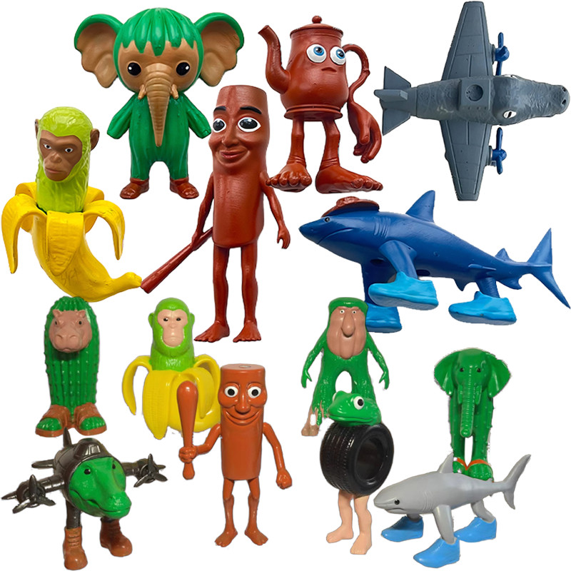 6 Pieces/set Tung Tung Tung Sahur Action Figure Tralalero Tralala Hot ...