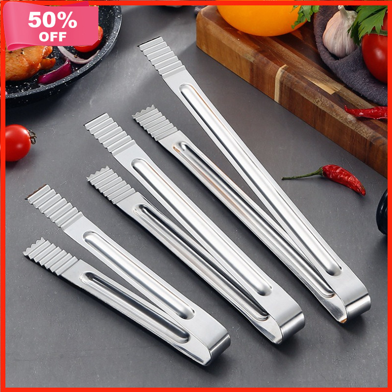 Barbecue Tongs Food Tong Stainless Long Serving Thong Cooking Spaghetti ...