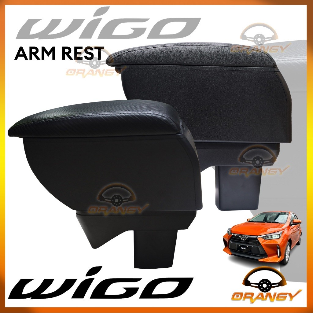 ALL NEW Toyota Wigo 2023 to 2025 CARBON FIBER / ALL BLACK Premium Arm ...