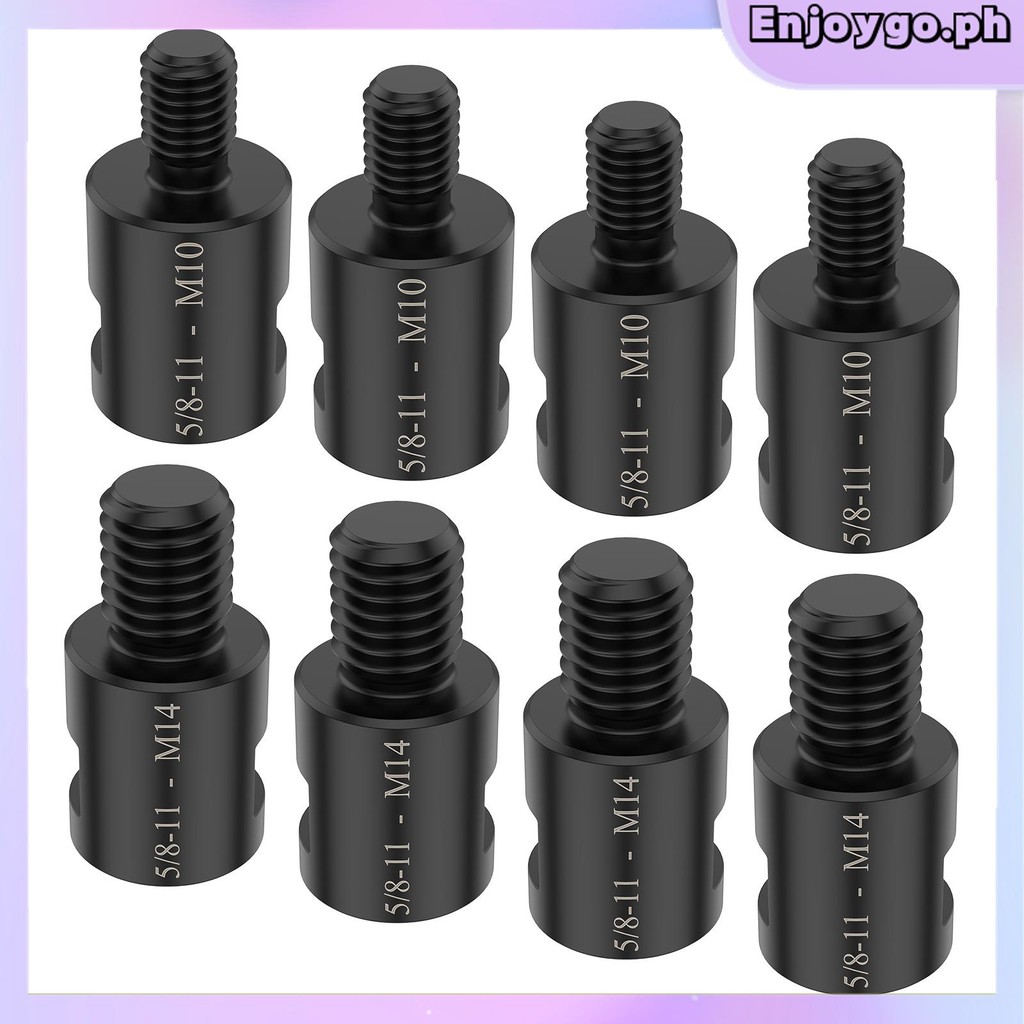 8Pcs Angle Grinder Converter Adapter CRV Steel 5/8inch-11 Female to M14 ...