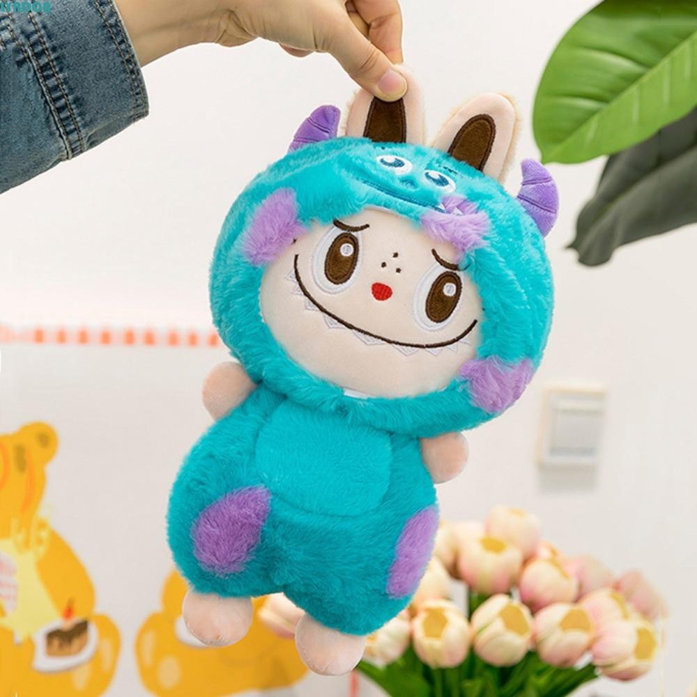 LYNDON Labubu Plush Stuffed Doll, James P. Sullivan Soft Labubu Time ...