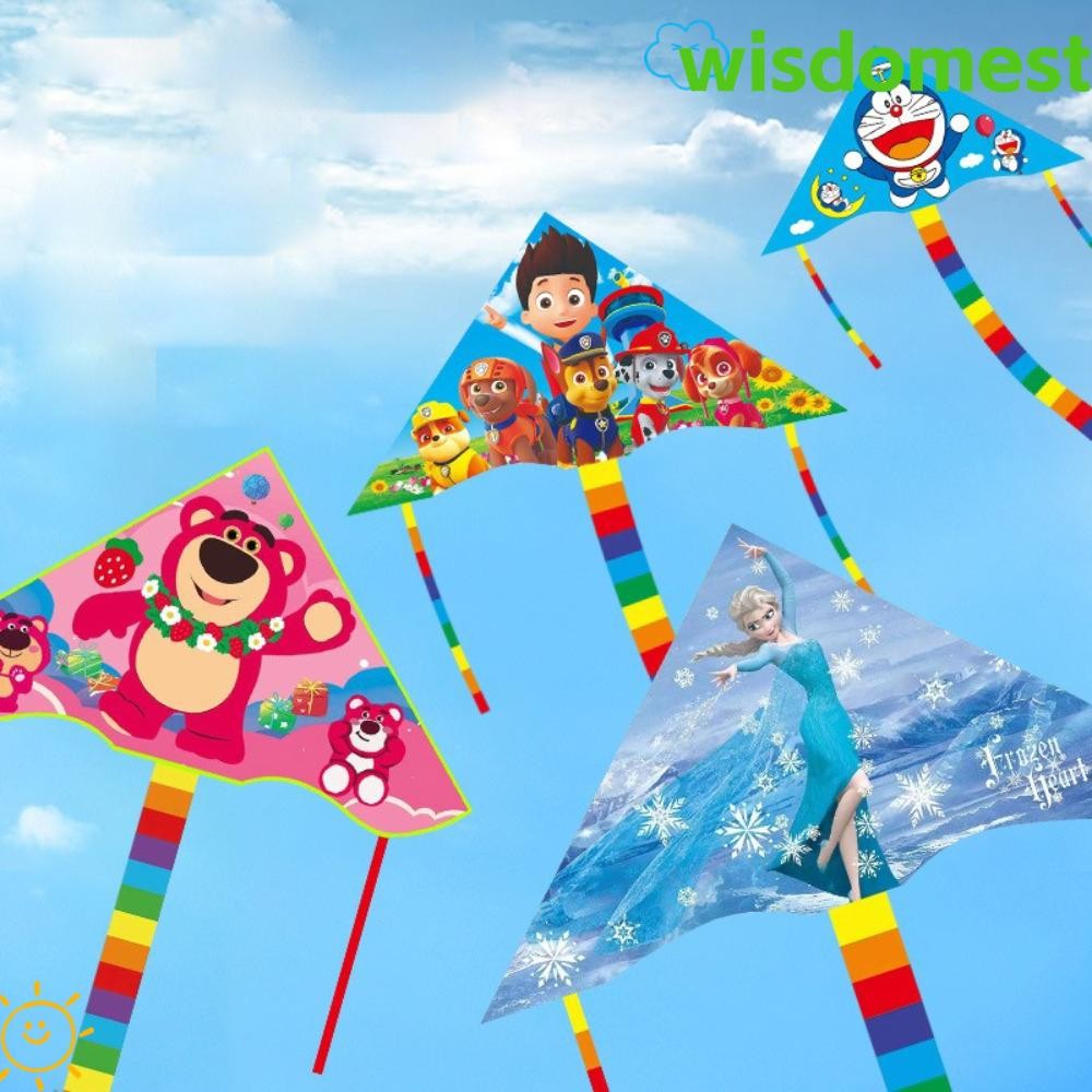 WISDOMEST Cartoon Triangle Kites, Triangle Kuromi Children's Kite ...