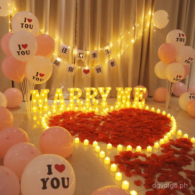 Proposal Indoor Decoration Package Creative Supplies Internet Celebrity ...
