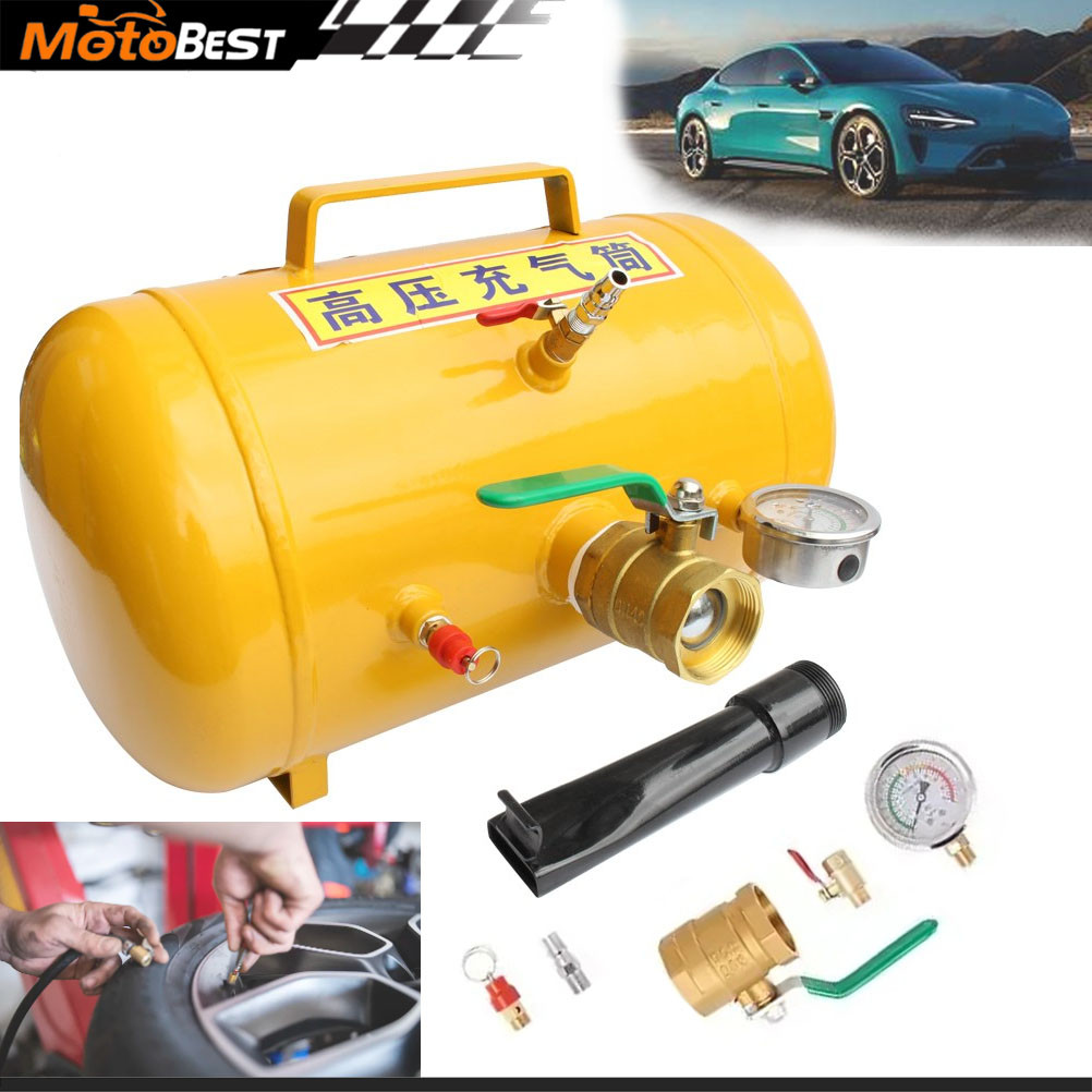 Inflator Pump Blaster 5 Gallon Tire Bead Seater Tire Air Tank For all ...