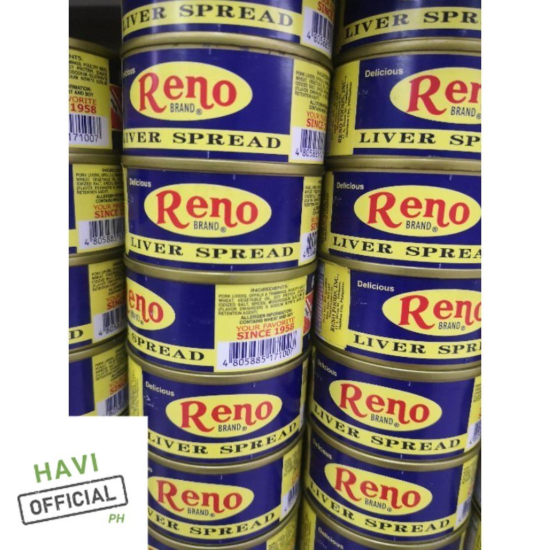 HAVI OFFICIAL RENO LIVER SPREAD RENO POTTED MEAT FOR MENUDO SPAGHETTI ...