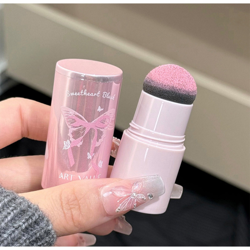 Art Value Butterfly Contract Sweetheart Blush Stick Korean Naked Pink ...