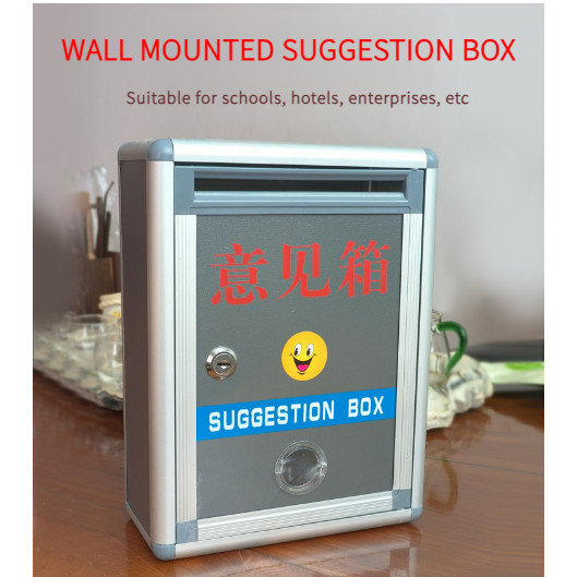 Aluminum alloy suggestion box suggestion collection mailbox waterproof ...