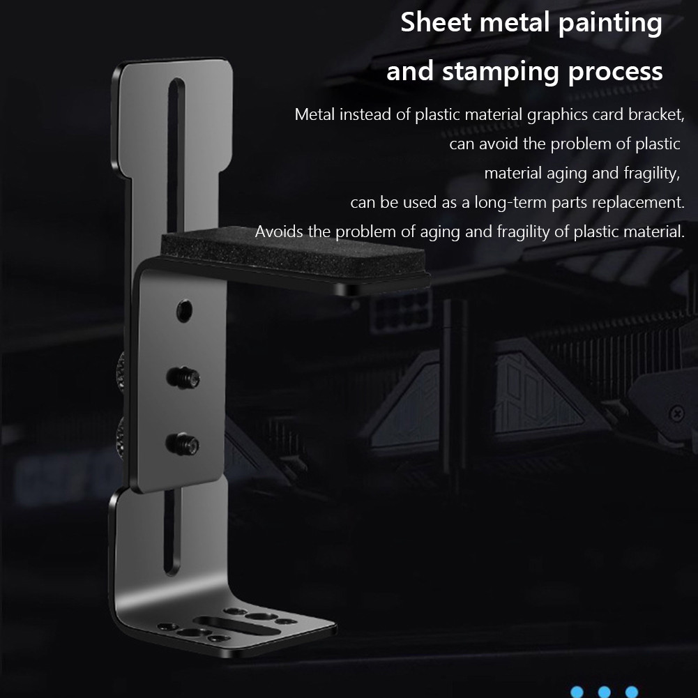 Chassis 12cm Fan Position Computer Graphics Card Holder Stainless Steel ...