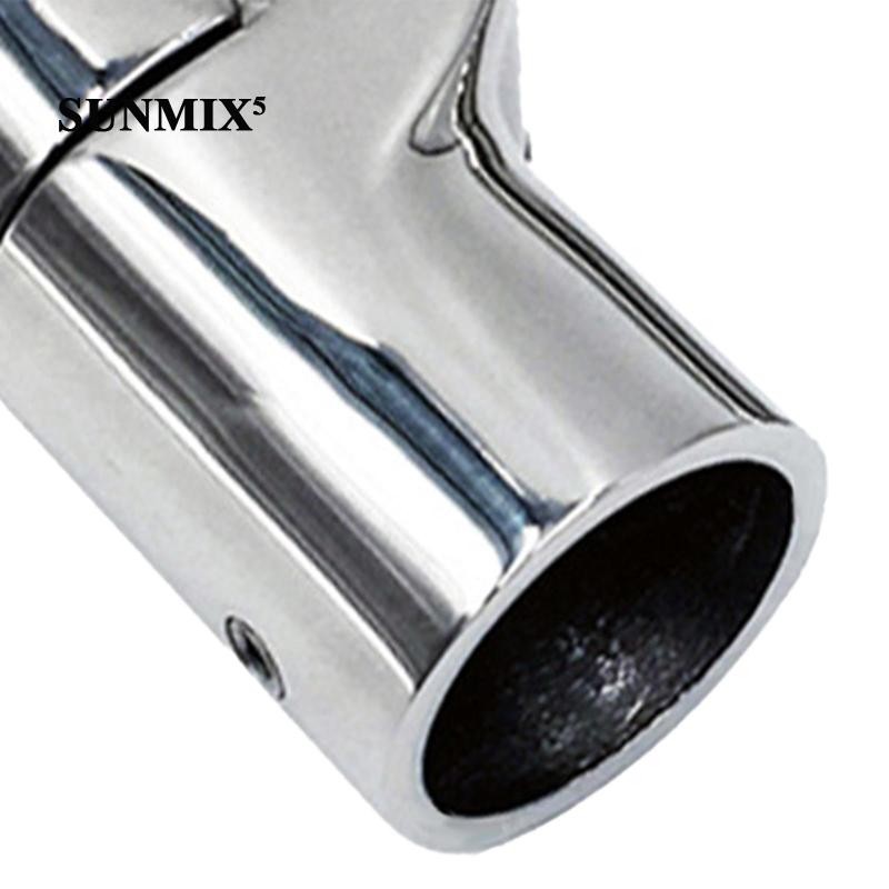 [ Boat Pipe Connector Bimini Tops Boat Tube Hinge Marine Stainless ...