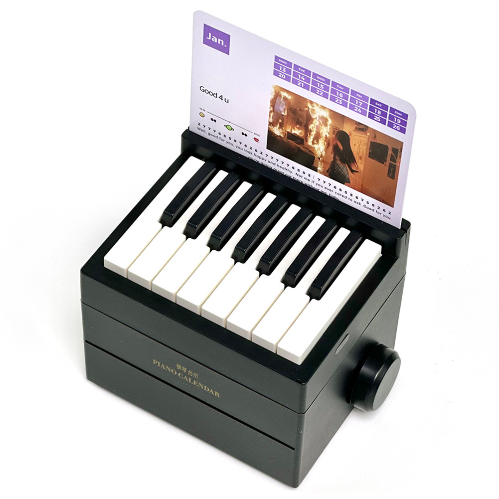 aemold♖ Singer Piano Calendar 2025 15 Keys Piano Calendar Playable Mini ...