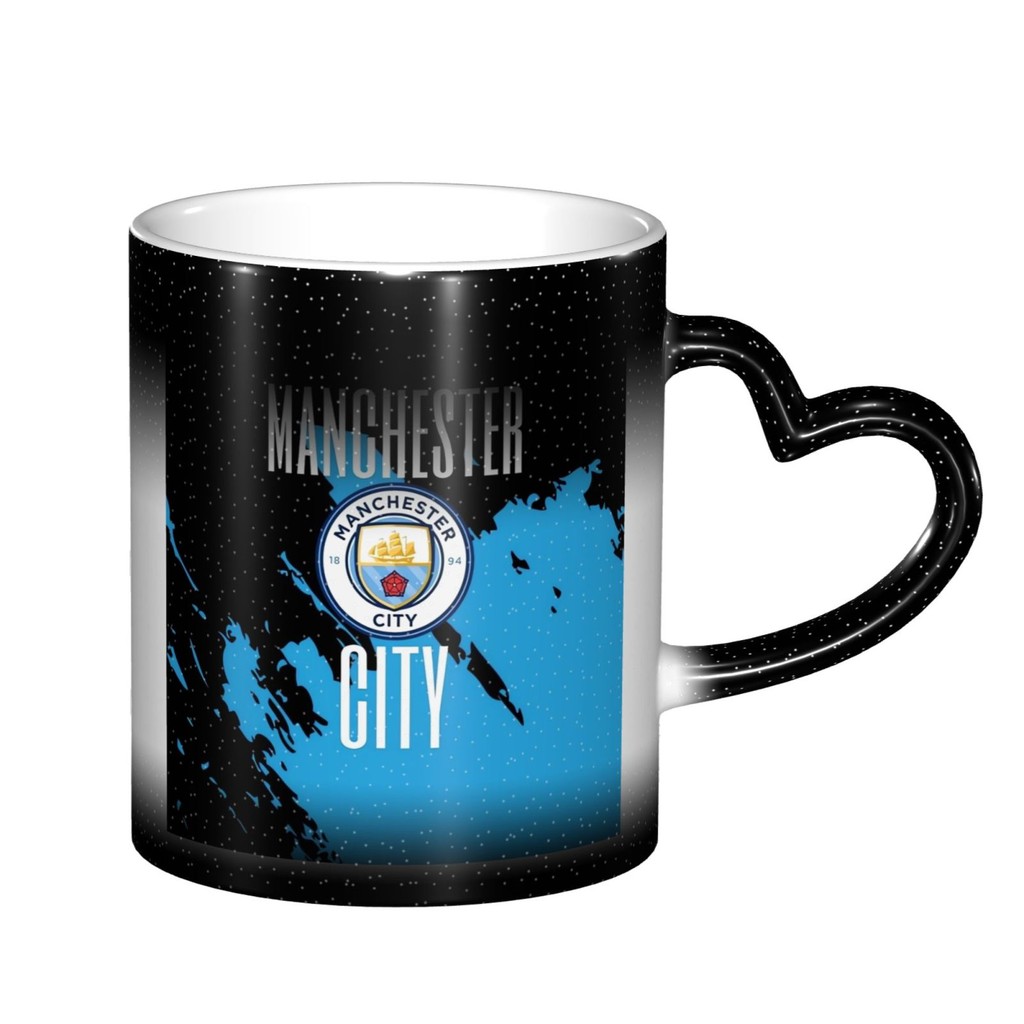 Manchester City WFC Color Changing Mug Cute Water Cup Cartoon Enamel ...