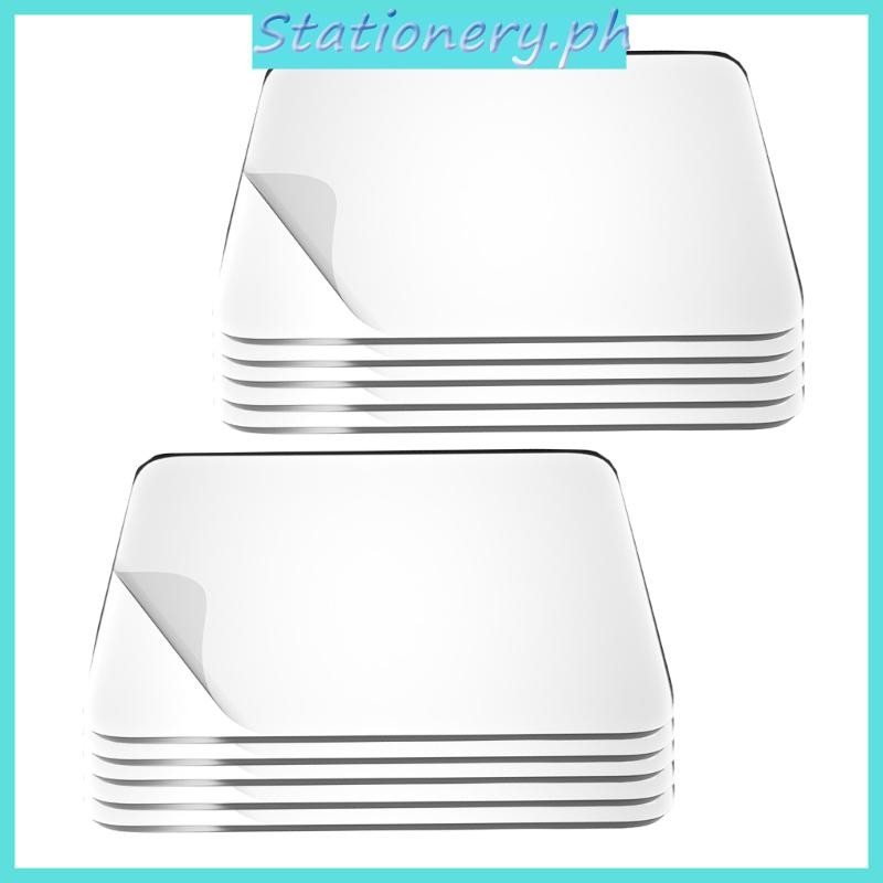 Stat 10Pieces Heavy Duty Double Side Tape 60x60mm Clear Adhesive Tape ...