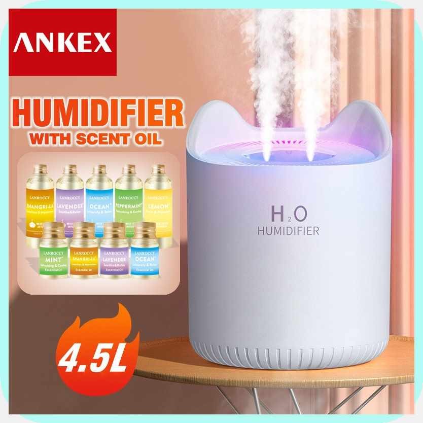 4.5L:b^Air}yH[Humidifier`c;with&Essential&Oil&Humidifier&for&Room ...