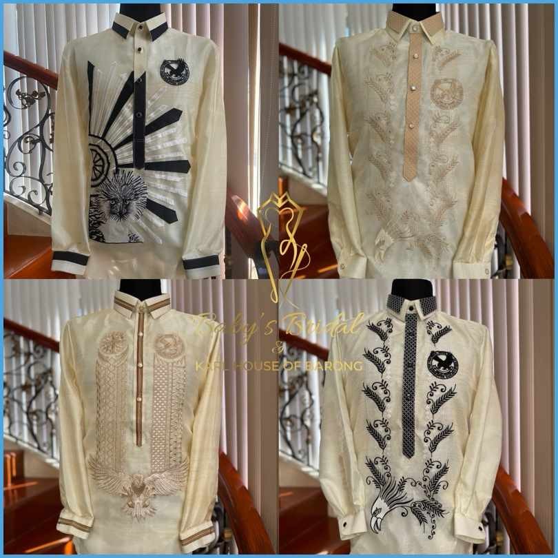BARONG]k'TAGALOG[rl/EAGLE>KB)DESIGN/}Jd)AGUILA}C)BARONG}D)WITH}f)or}s ...