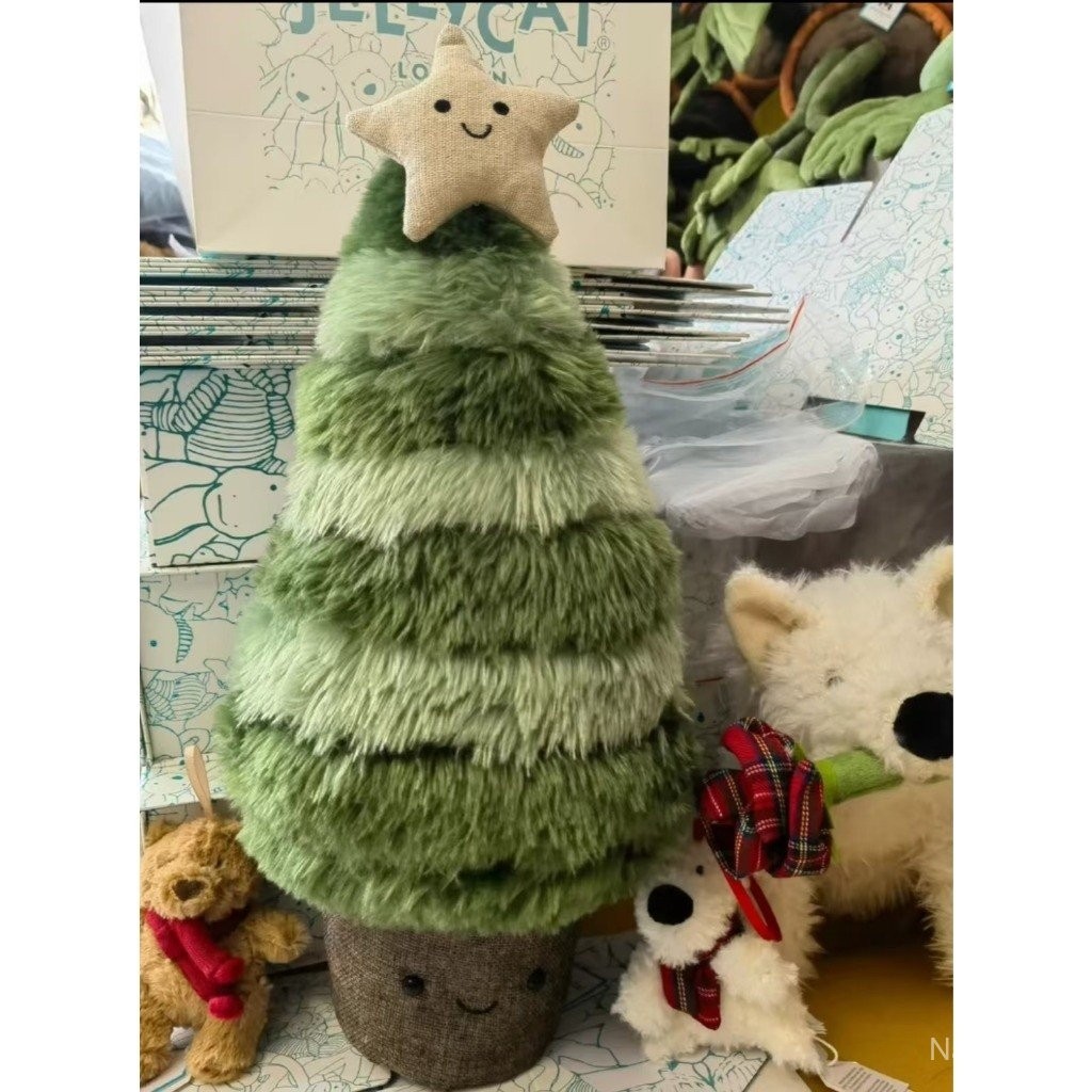 Jellycat Christmas Spruce Tree Plush Toy Christmas Gift | Shopee ...